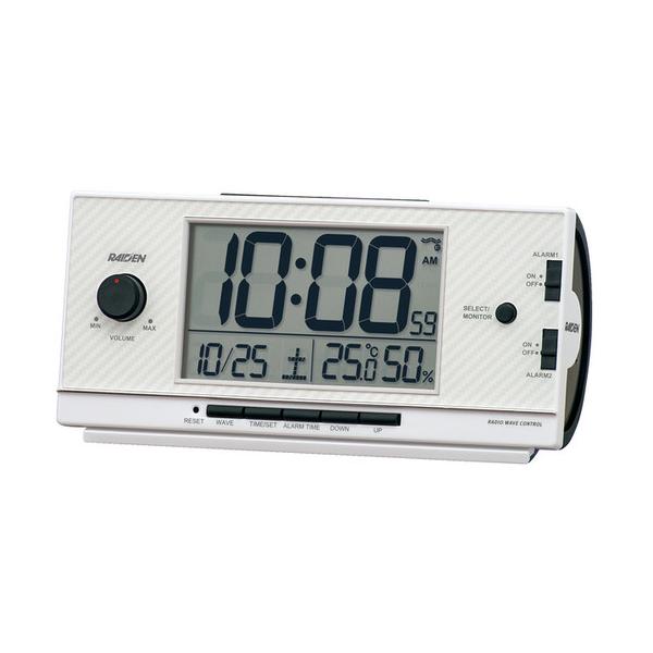 セイコータイムクリエーション NR539W 電波目ざまし時計 ライデン 白パール 820