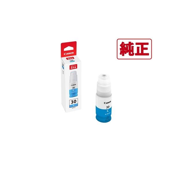 インク　キヤノン　純正　カートリッジ　インクボトル　GI30C　染料シアン 119