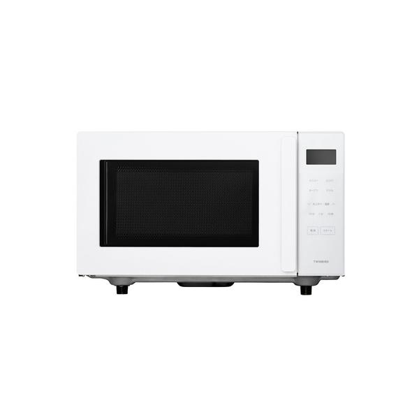 ツインバード DR-E216W センサー付フラットオーブンレンジ 16L ホワイト 43