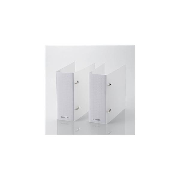 ケース　エレコム　CD　DVD　CCD-B02WCR　DVD・CD不織布ケース専用ファイル　2冊入り　クリア 131