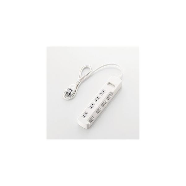 エレコム　T-E5A-2420WH　個別スイッチ付　省エネタップ　2.0m　ホワイト 131