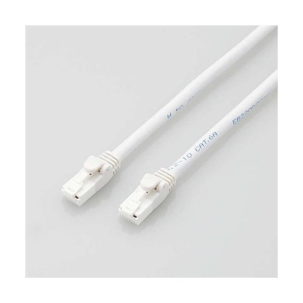 エレコム　LD-GPAT／WH1／RS　Cat6A　LANケーブル　1m　ホワイト 131