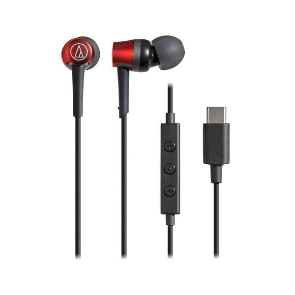 オーディオテクニカ ATH-CKD3C RD USB Type−C用イヤホン レッドATHCKD3C RD 24