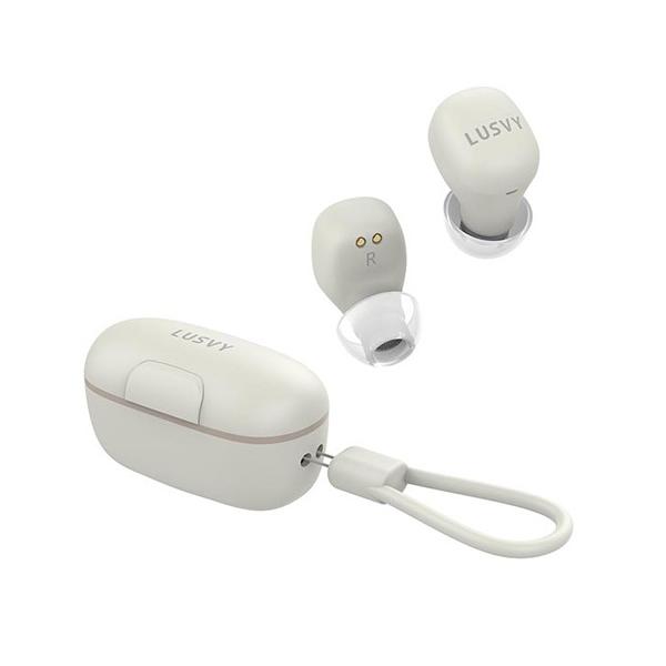 ナガオカ L103CAFECAP 完全ワイヤレスイヤホン NAGAOKA LUSVY カプチーノ 24