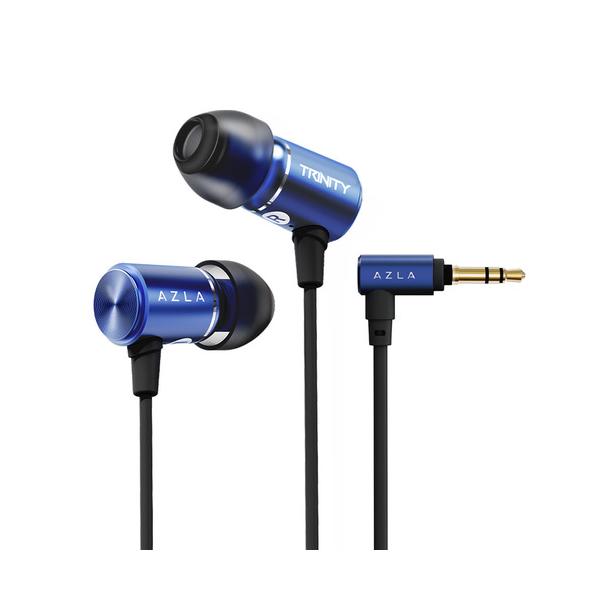 AZLA AZL-TRINITY-ST-BLU イヤホン カナル型 3層構造振動板採用発展型ARDドライバー搭載 3.5mm ミニプラグ ブルー 24