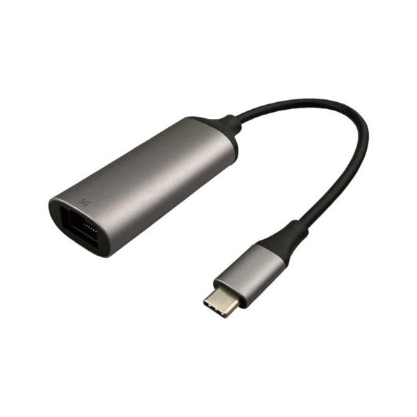 GOPPA USB10Gbps Type-C接続 5GbE LANアダプター ［Type-Cオス ／LAN］ シルバー GP-CR455GH／S    126