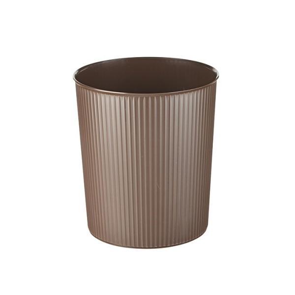 ゴミ箱 4L Japan ファインBOX 丸 20型 ブラウン 446