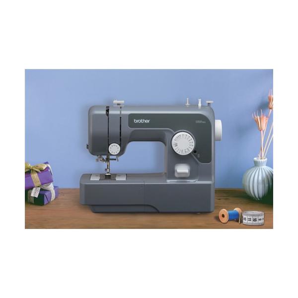 ブラザー ETX6731 コンパクト電動ミシン 3ステップ糸通し フットコントローラー付属 グレー 47