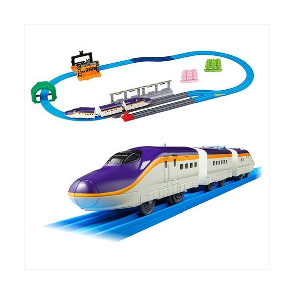 タカラトミー 連結!E8系つばさ&amp;トミカアーチ踏切セット 885