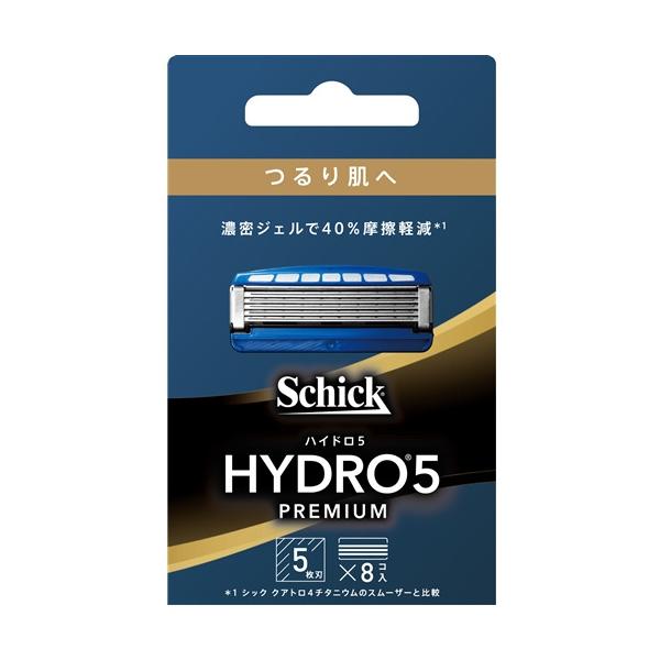 シック・ジャパン プレミアムつるり肌へ替刃 ハイドロ5 8個入  878