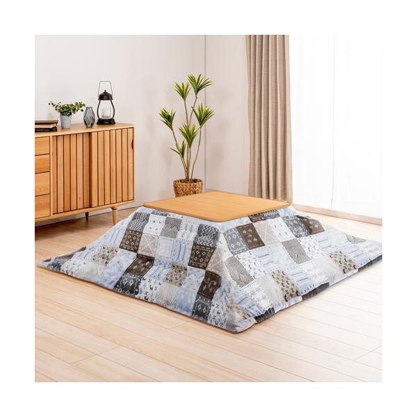 【冬物処分SALE対象】［正方形:約190ｘ190cm］ヤマダオリジナル 吸湿発熱こたつ布団 HOT STYLE ギャッベ 449