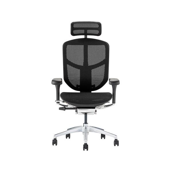 Ergohuman　Enjoy2　エルゴヒューマン　エンジョイ2　EJ2-HAM-BF-BK　ブラックフレーム×ブラックメッシュ　ハイバック 448