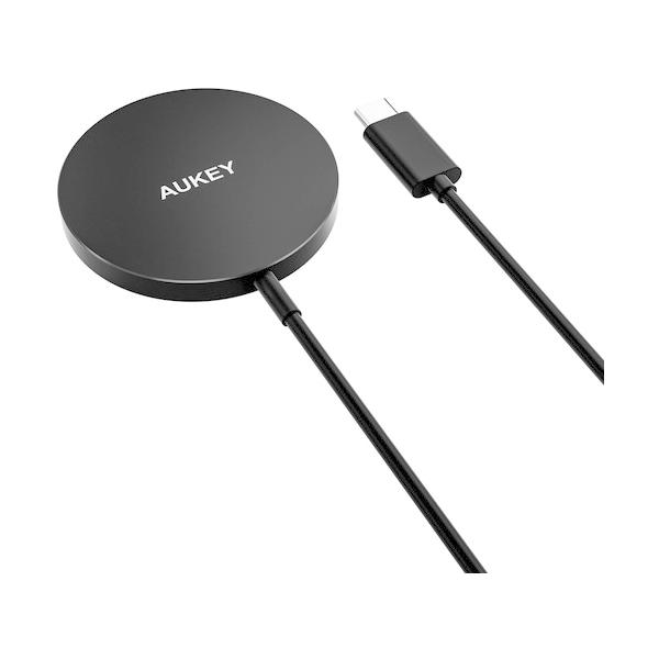 AUKEY　LC-A1S-BK　ワイヤレス充電器　MagSafe対応　Aircore　10W　ブラック　LCA1SBK 500