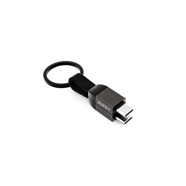 AUKEY CB-CC16-BK ケーブル Circlet Series [Type-C to Type-C] 10cm ブラック CBCC16BK 500