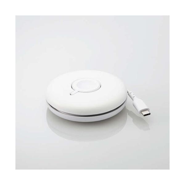 エレコム MPA-AWSTCQWH Apple Watch磁気充電ケーブル(高速充電スタンドタイプ) ホワイト MPAAWSTCQWH 500