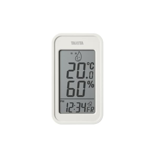 タニタ TT-589IV デジタル温湿度計 アイボリー 500