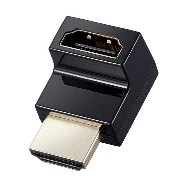 エレコム AD-HDAABS01BK HDMI延長アダプター／L字上／AF-AM／スリムタイプ／ブラック ADHDAABS01BK 131