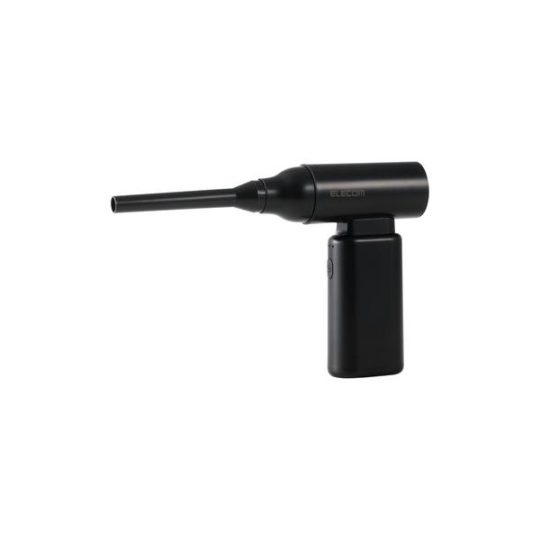 エレコム AD-ALB02BK エアダスター 電動 USB 充電式 3段階風量調整 ノズル付属 小型 軽量 ブラック 131