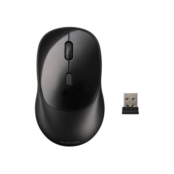 エレコム M-MY20MBSXBK マウス Bluetooth 無線 2.4GHz両対応 静音 ワイヤレスマウス 4ボタン Mサイズ Windows Mac iPad 対応 ブラック   131