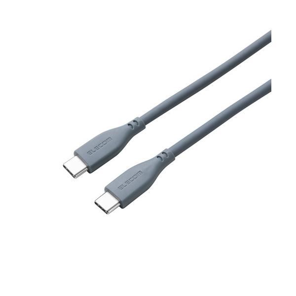 エレコム MS-CC5PSS20GN USB-C ケーブル PD100W USB Type-C to Type-C 2m Surface スマホ対応 オーシャングリーン   131