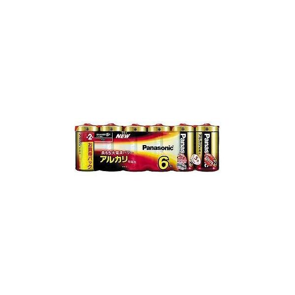 パナソニック　LR14XJ/6SW　アルカリ単2×6本入アルカリ乾電池《金》 70