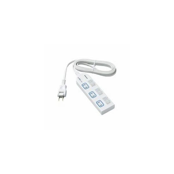 パナソニック　WHA25234WP　ザ・タップX　個別スイッチ付　3個口　2m　ホワイト 72