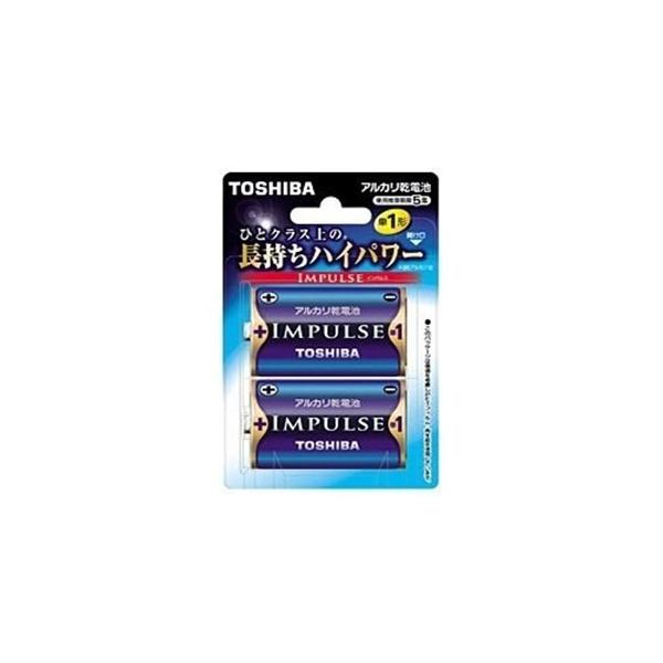東芝　LR20H　2BP　(単1形)　2本　アルカリ乾電池　「IMPULSE」 70