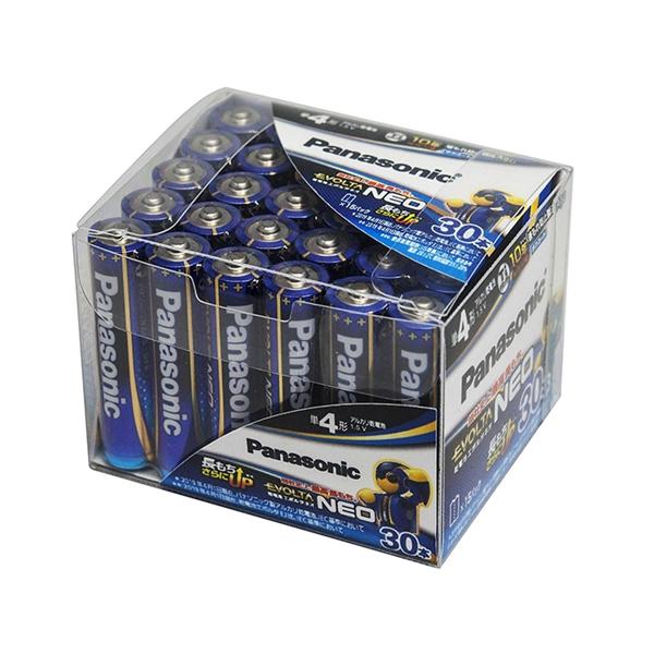 パナソニック　LR03NJ30SH　アルカリ乾電池　エボルタネオ　単4×30本　LR03NJ/30SH 70
