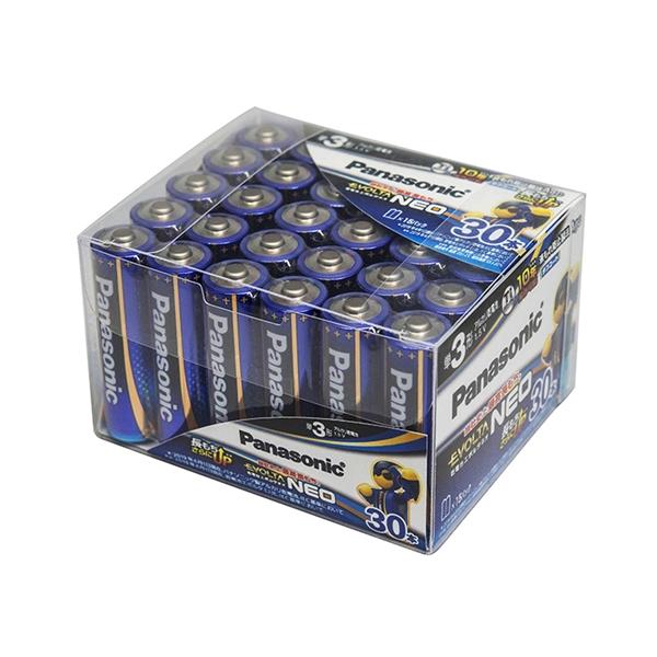 パナソニック　LR6NJ30SH　アルカリ乾電池　エボルタネオ　単3×30本　LR6NJ/30SH 70