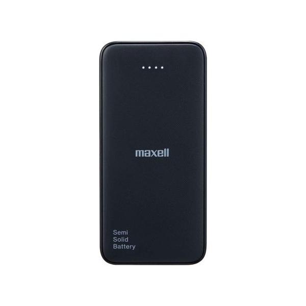 マクセル MPC-CSSB10000BK 【PSE適合品】半固体電池採用モバイル充電バッテリー 10,000mAh ブラック 70