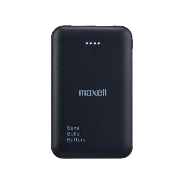 マクセル MPC-CSSB5000BK 【PSE適合品】半固体電池採用モバイル充電バッテリー 5,000mAh ブラック 70