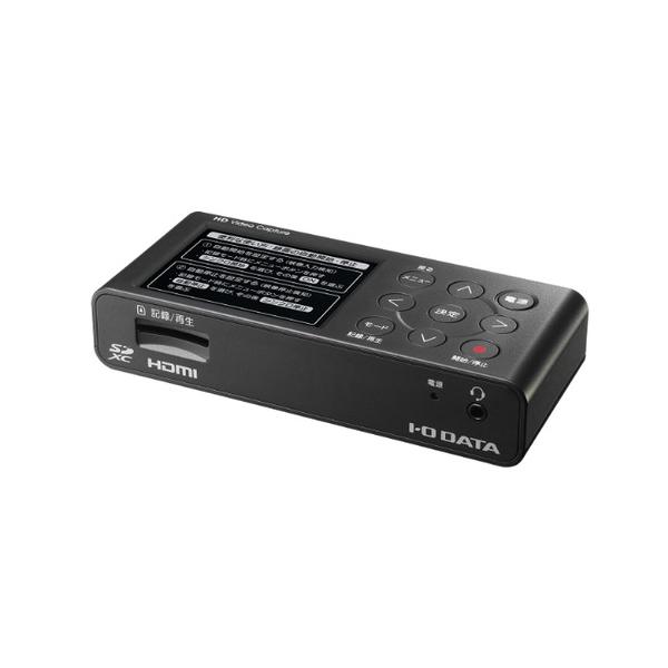 アイ・オー・データ機器 GV-HDREC／AD HDMI／アナログキャプチャー SDHCカード同梱 ブラック 124