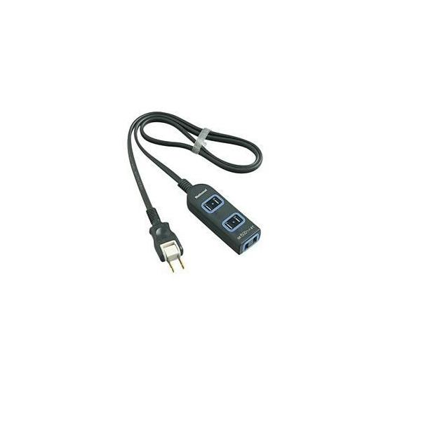 パナソニック　WHA2513BKP　テーブルタップ　「ザ・タップX」　3個口　1m　ブラック 72