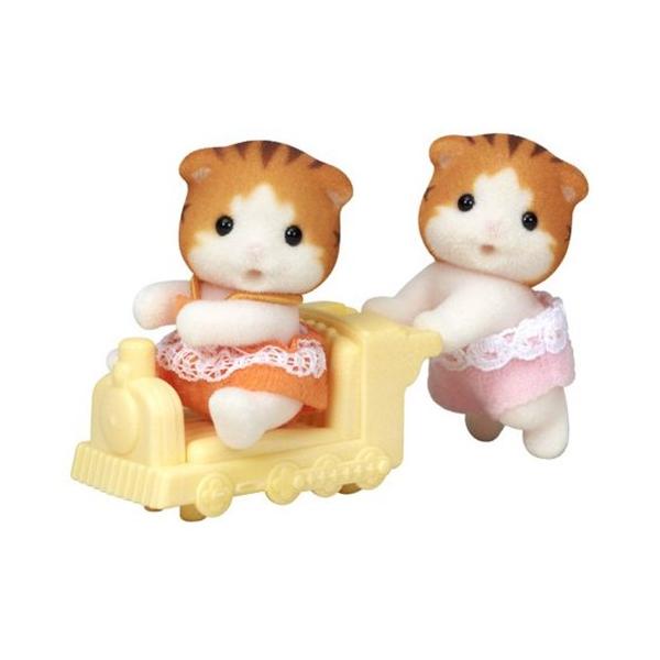 エポック社 ニ−110 シルバニアファミリー メイプルネコのふたごちゃん 885