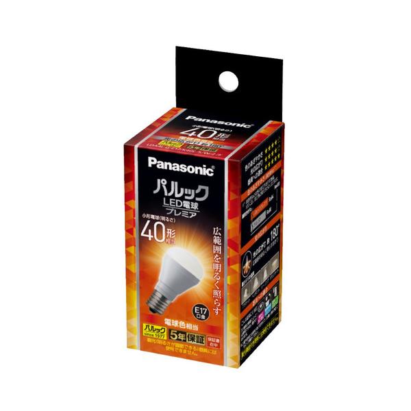 パナソニック LDA4LGE17K40ESW2F パルック LED電球 プレミア 4.2W 電球色相当 小形電球タイプ E17口金 広配光タイプ  71