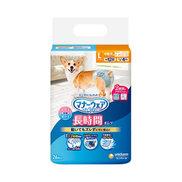 ユニ・チャーム マナーウェア 長時間オムツ L 26枚 866