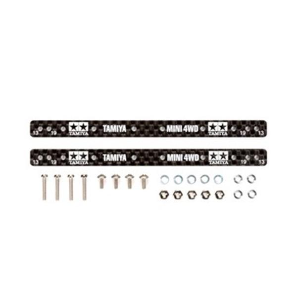 タミヤ　GP．497　HG　13・19mmローラー用　カーボンマルチ補強プレート（1．5mm）（15497）ミニ四駆パーツ 885