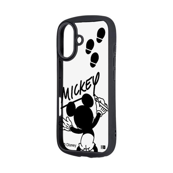 レイ・アウト iPhone17 ディズニー ／ Puffull 衝撃吸収 バンパー ハイブリッド RC-DP52CMD2B／MK13 500