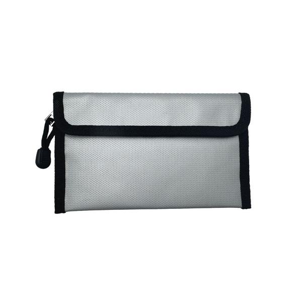 OSMA PH-FP01MSV 耐火ガジェットポーチ Mサイズ 止水ファスナー採用 シルバー 500