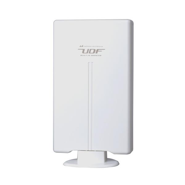 日本アンテナ　UDF85B　屋外用薄型UHFアンテナ（ブースター内蔵型）　強・中・弱電界向け　水平／垂直編波用　F-PLUSTYLE　ホワイト 81