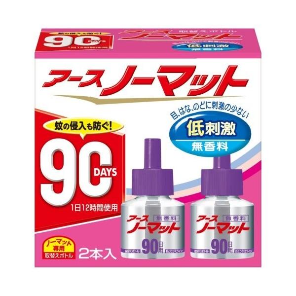 アース製薬　アース　ノーマット　90日用　取替えボトル　無香料　2本入 861