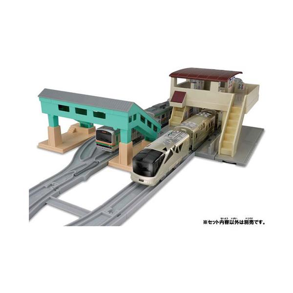 タカラトミー プラレール 橋上駅舎と跨線橋キット 885