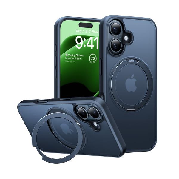 Torras X00FX2053 ROstand Pro case for iPhone16 Black 500