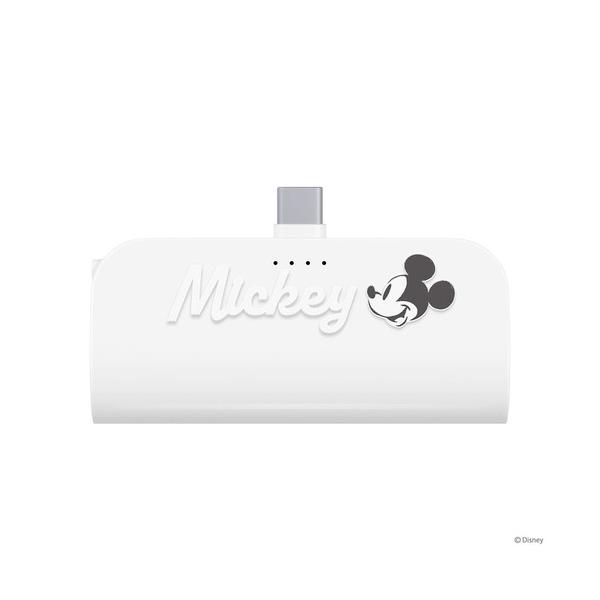 PGA PG-DLB50C01MKY USB Type-C 直挿しモバイルバッテリー 5,000mAh ミッキーマウス 500