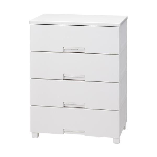 天馬 フィッツチェスト6504 4段 収納 タンス ホワイト 446