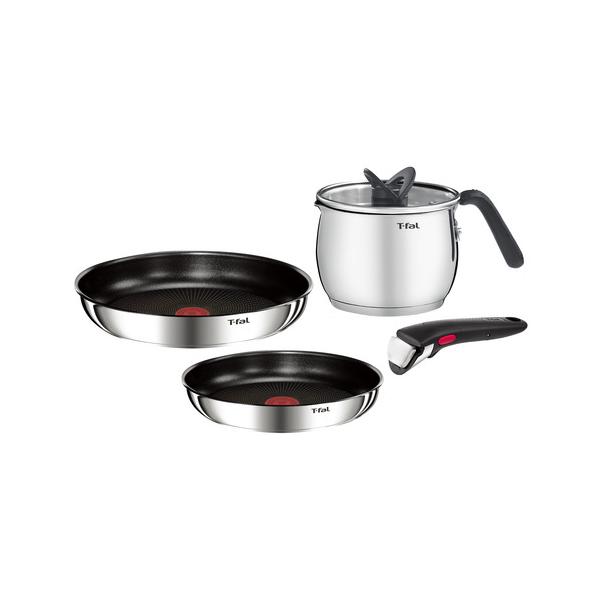 ティファール(T-FAL) インジニオ・ネオ IHステンレス エモーション セット3+マルチポット シルバー L893S4 446