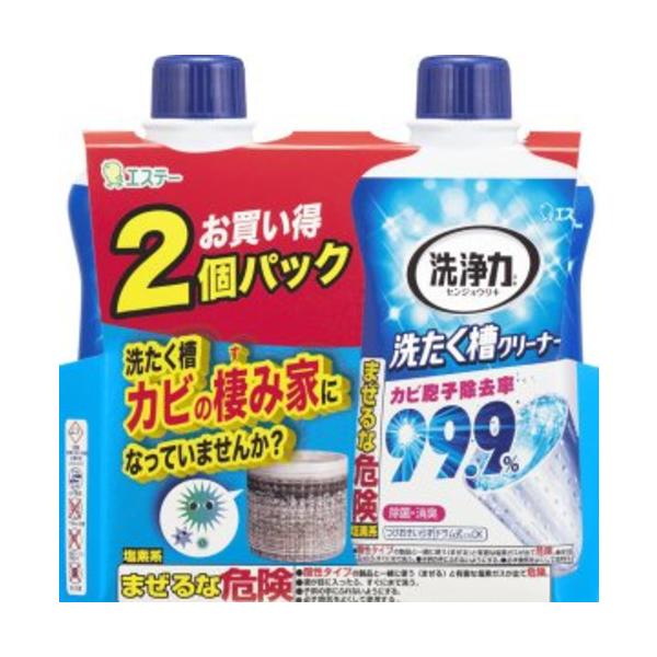 エステー 洗浄力 洗たく槽クリーナー 550g×2  861