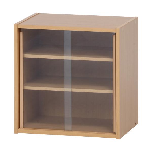 不二貿易 ミニ食器棚 幅43cm ナチュラル 81908 448