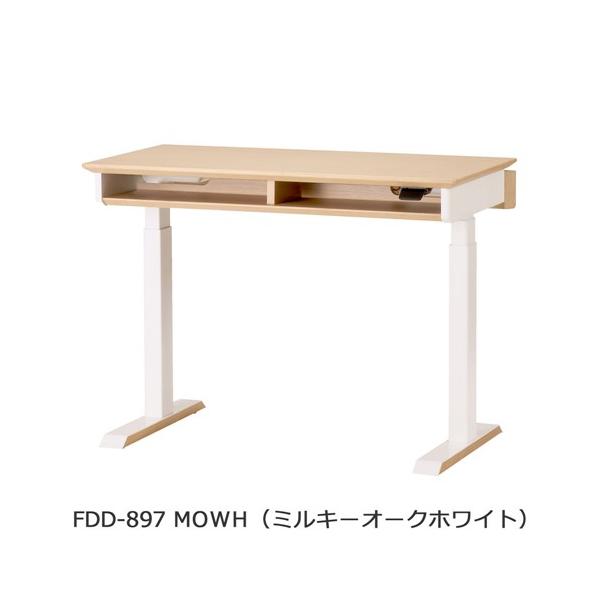 大塚家具 KOIZUMI（コイズミ）電動昇降デスク「ファミオFDD-897MOWH」幅100cm ミルキーオークホワイト全2色    448