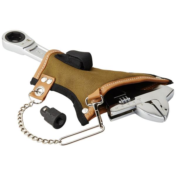 ・5機能を1台に搭載：調整式レンチ、パイプレンチ、ハンマー、7/8インチラチェットボックスエンド、1/2インチドライブラチェットレンチ・錆に強い：SAE 6140鋼製・耐久性：完全熱処理済み・ホットフォージドハンドル・快適性：人間工学に基づ...